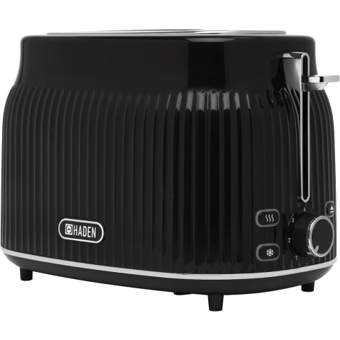 Haden 211279 York Black 2 Slice Toaster - Adams, Cook & Pearce Ltd