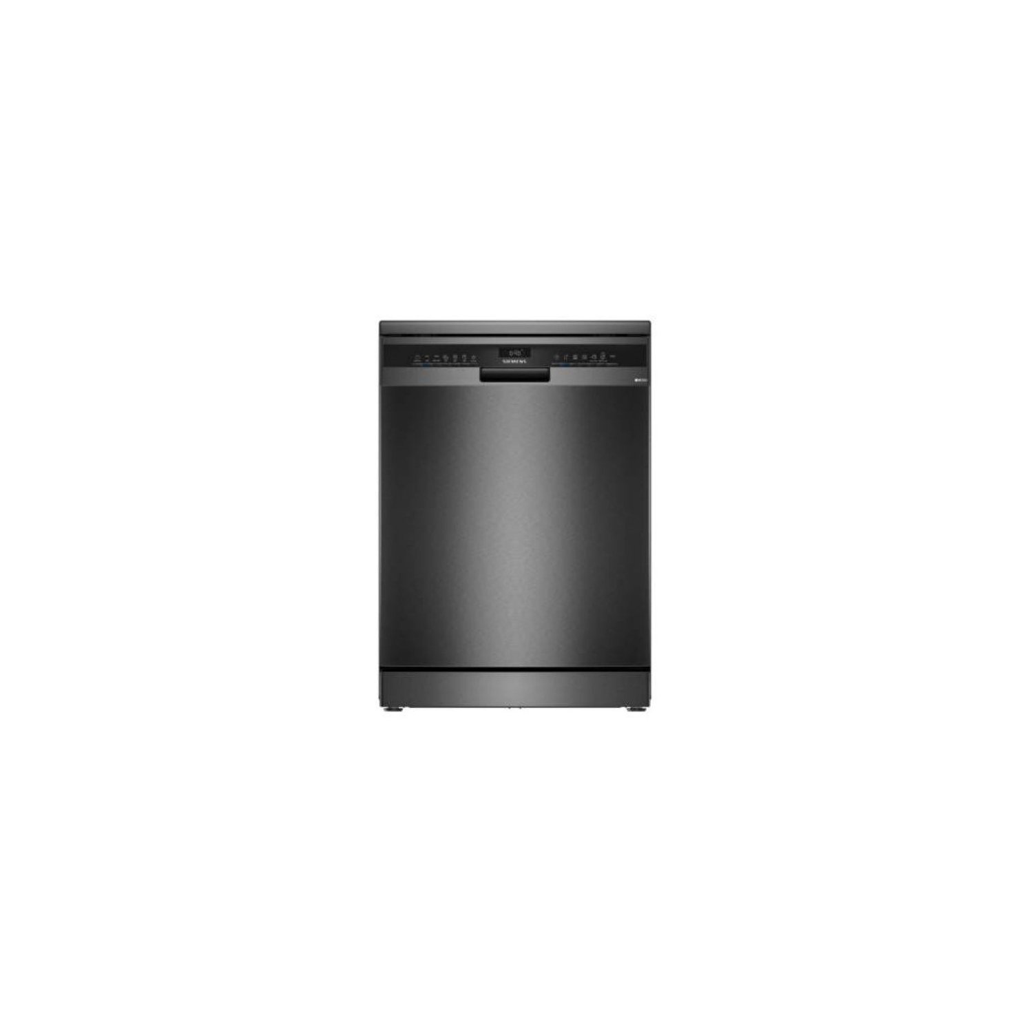 Siemens iQ300 SN23EC03ME Freestanding Dishwasher, Black Steel - Adams ...